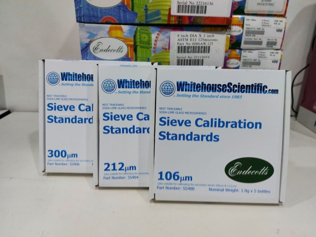 Calibration Samples เม็ดแก้วมาตรฐานสำหรับใช้สอบเทียบตะแกรงร่อน ...